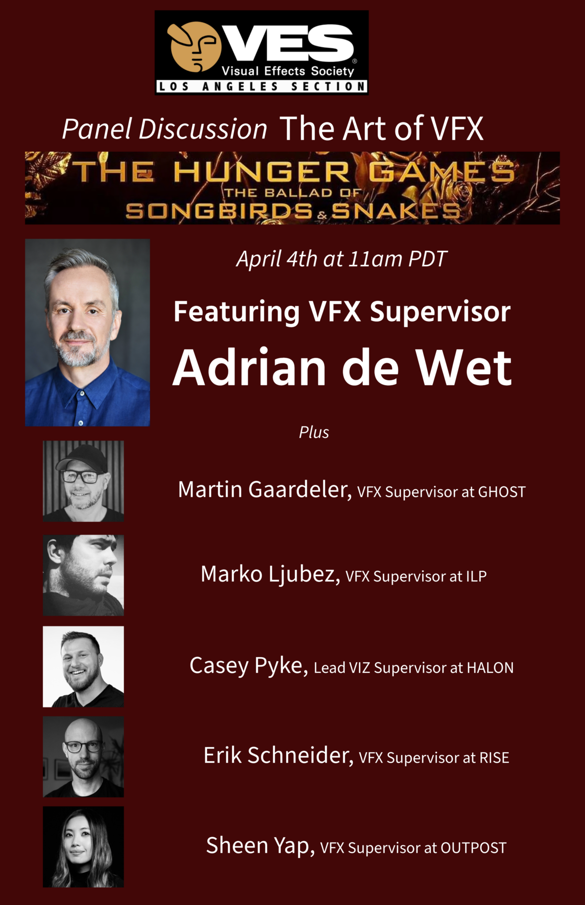 VES Virtual Panel - The VFX of The Hunger Games: The Ballad of ...